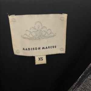 Madison Marcus | Dresses | Madison Marcus Silk Silver Dress Xsmall ...